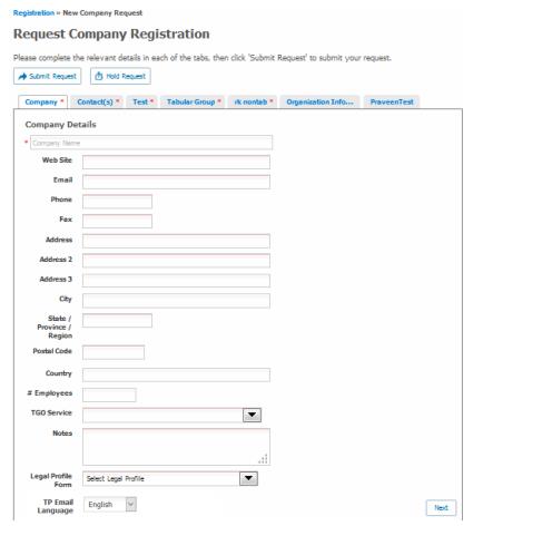 Creating a Request