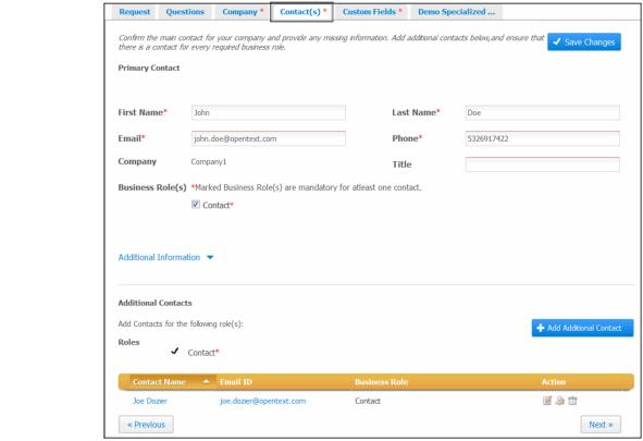Creating a Request