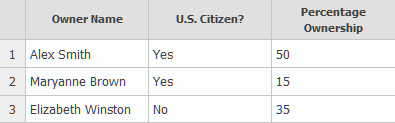 Creating Questions in Data Tables